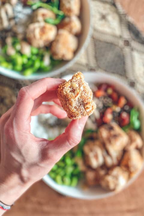 Vegane Nuggets: Tempeh im Knusper-Mantel